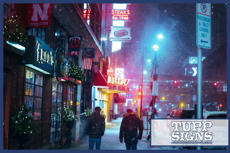 Outdoor Signage Maintenance: How To Prepare For Winter | Tupp Signs